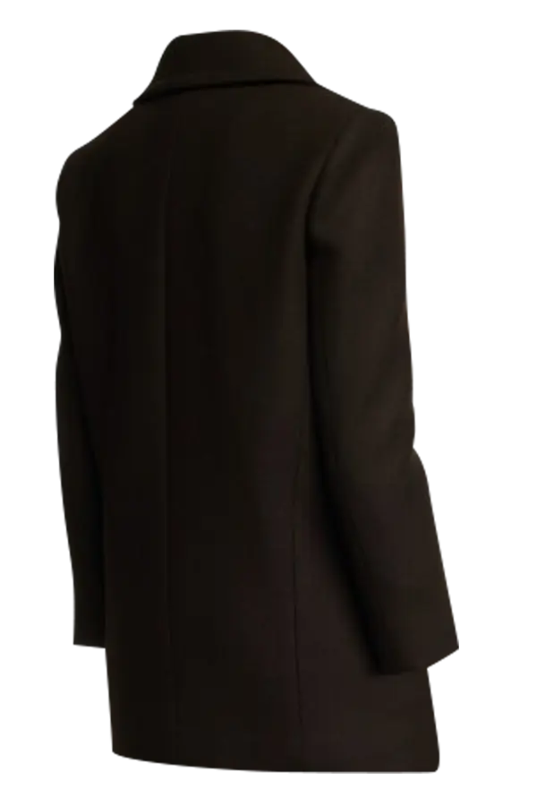Saint Laurent Wool Gabardine Peacoat
