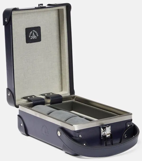 GLOBE-TROTTER Centenary Watch Case - Blue
