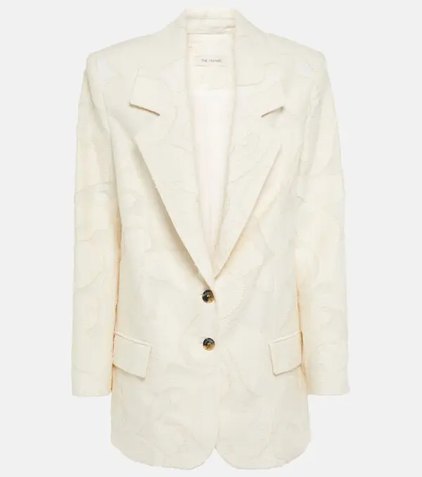 THE MANNEI Caen Jacquard Cotton Blazer