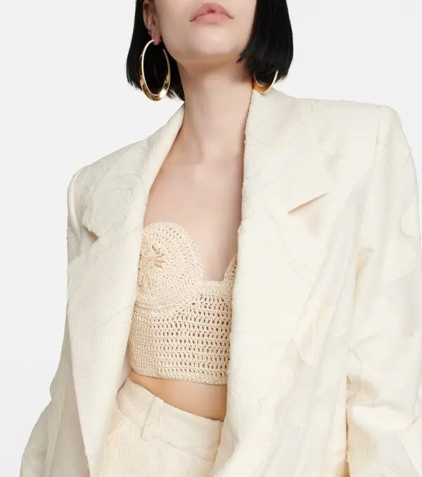 THE MANNEI Caen Jacquard Cotton Blazer