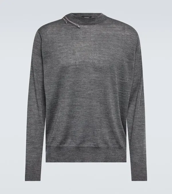 Undercover Embellished Wool Sweater