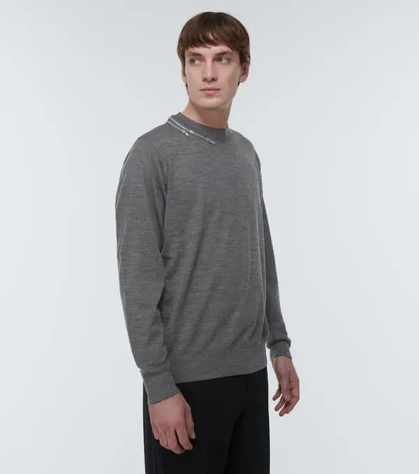 Undercover Embellished Wool Sweater