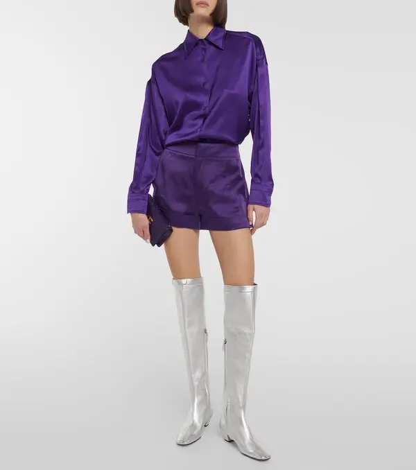 TOM FORD Metallic Over-the-knee Boots