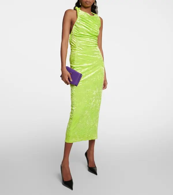 Versace Velvet Midi Dress