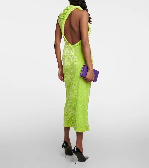 Versace Velvet Midi Dress