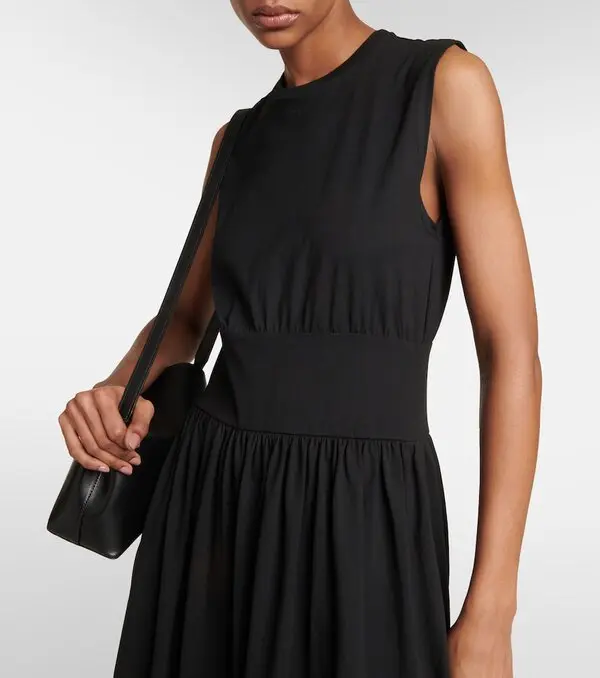 TOTEME Cotton Midi Dress - Black