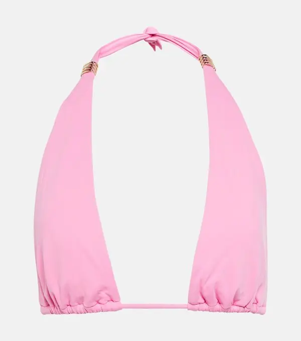 Melissa Odabash Grenada Halterneck Bikini Top - Pink