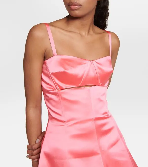 PATOU A-line Mini Dress - Pink