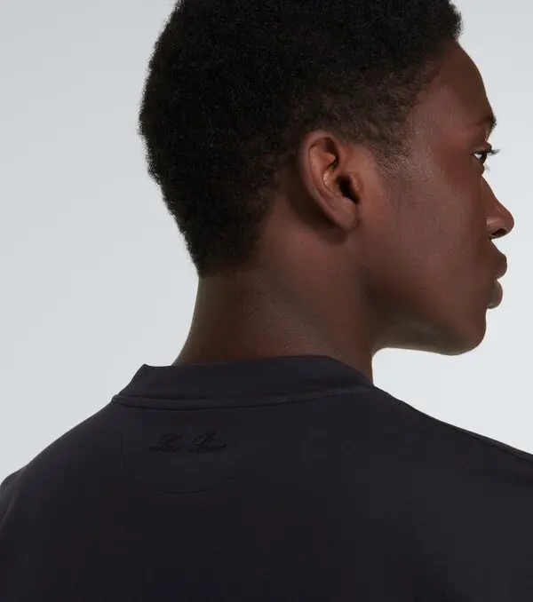 Loro Piana Cotton Jersey T-shirt - Blue