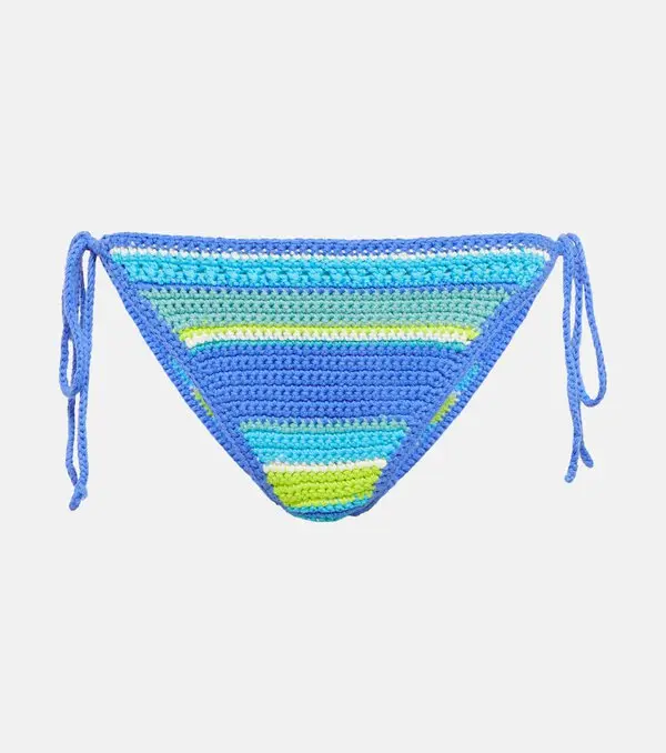 GANNI Cotton Crochet Bikini Bottoms