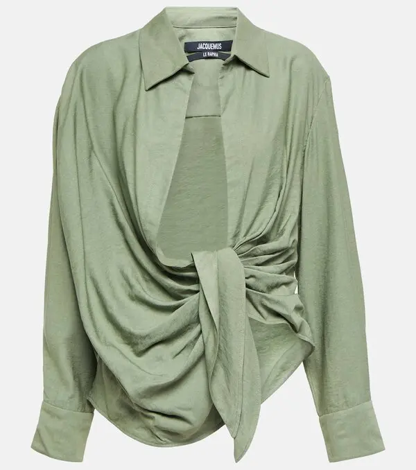 Jacquemus Le Bahia Tie-front Shirt
