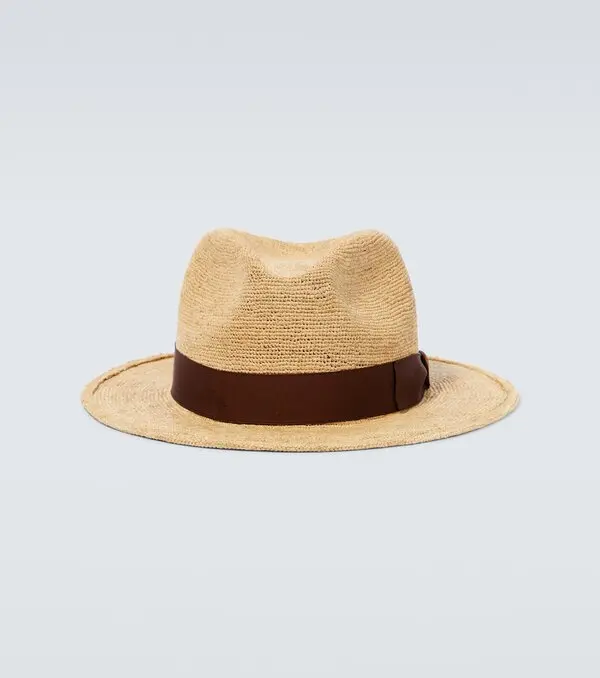 Borsalino Panama Straw Hat - Beige