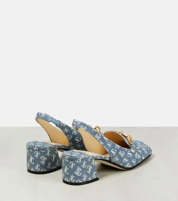 JIMMY CHOO Diamond Tilda 45 Slingback Pumps - Blue