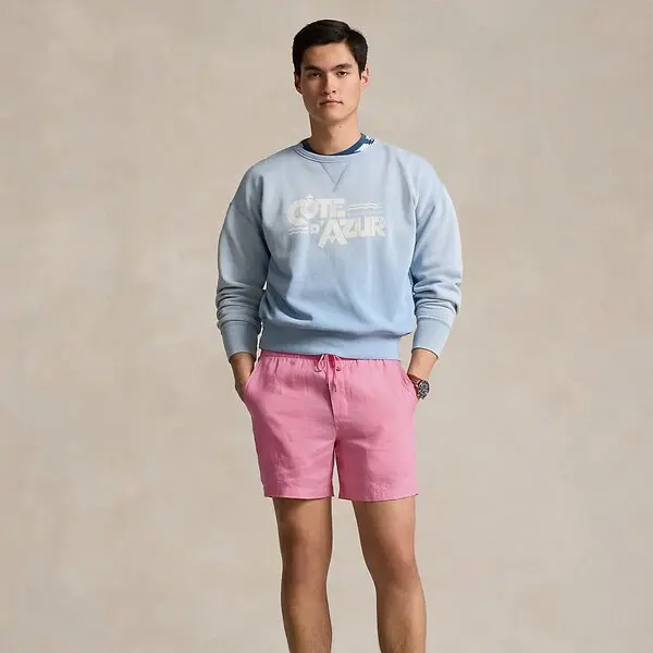 Ralph Lauren 6-inch Polo Prepster Linen Short - Florida Pink