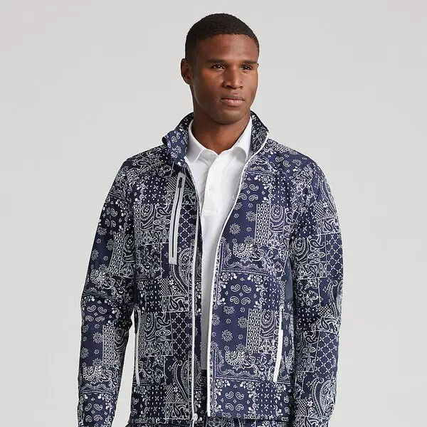 Ralph Lauren Bandana-print Packable Hooded Jacket