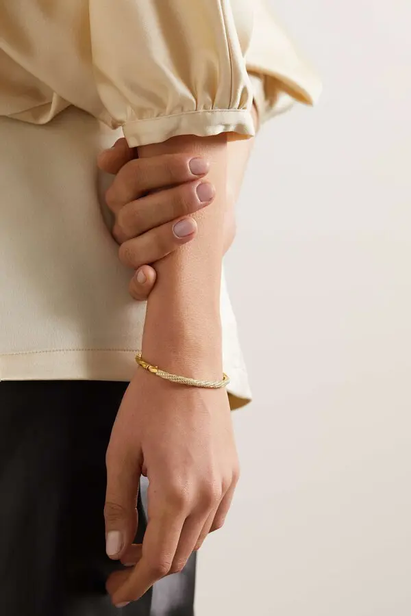 David Yurman Net Sustain Cable Edge 18-karat Recycled Diamond Bracelet