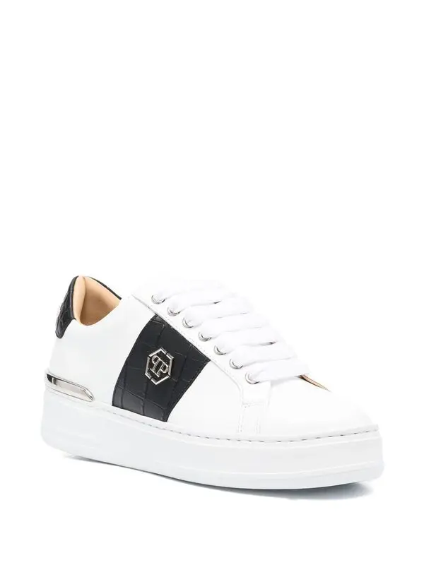Philipp Plein Leather Logo-plaque Sneakers