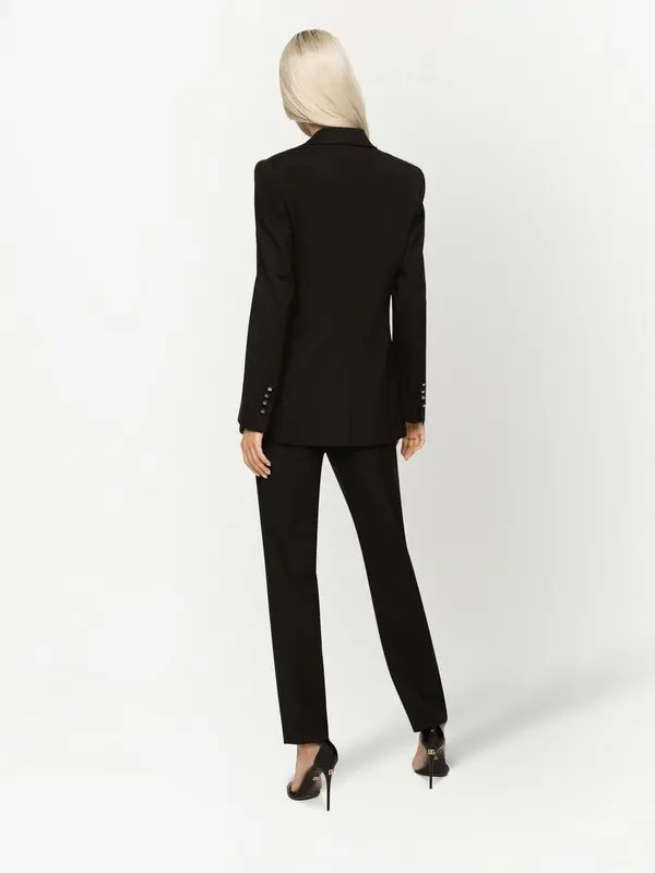Dolce & Gabbana Turlington Gabardine Single-breasted Blazer - Black