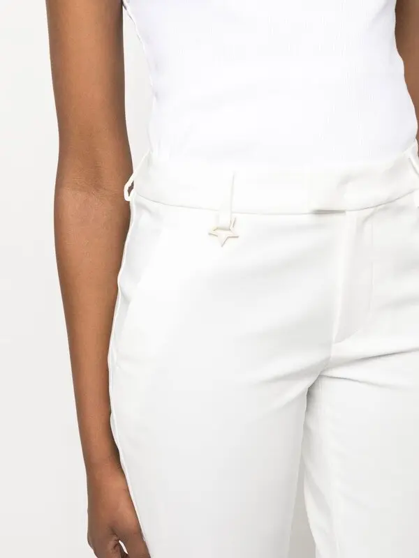Lorena Antoniazzi Logo-charm Cropped Trousers