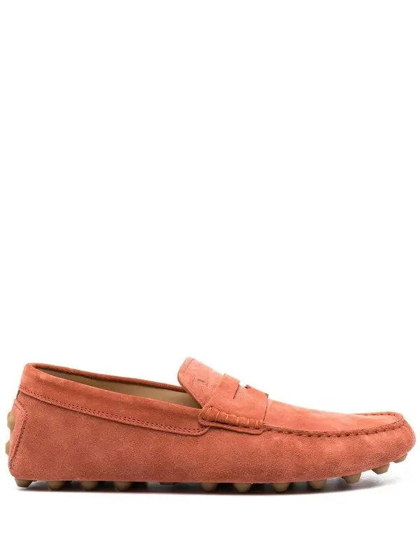 TOD'S Gommino Driving Loafers - Orange