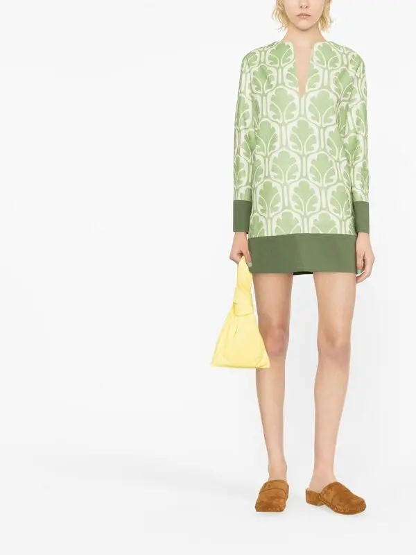 La DoubleJ Graphic Print Mini Dress