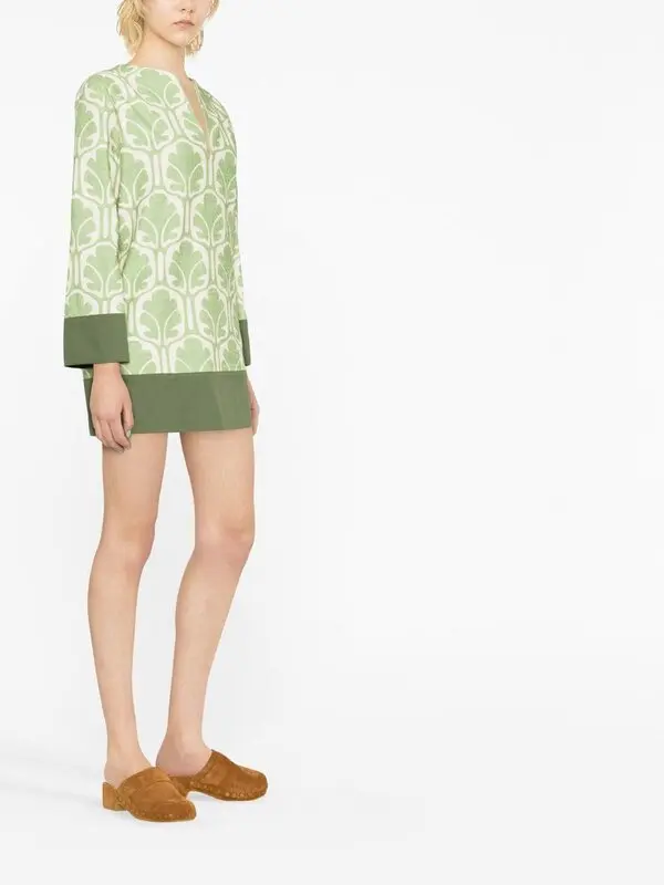 La DoubleJ Graphic Print Mini Dress