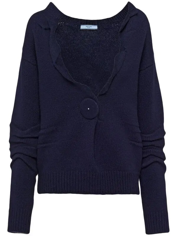 Prada V-neck Cashmere Jumper