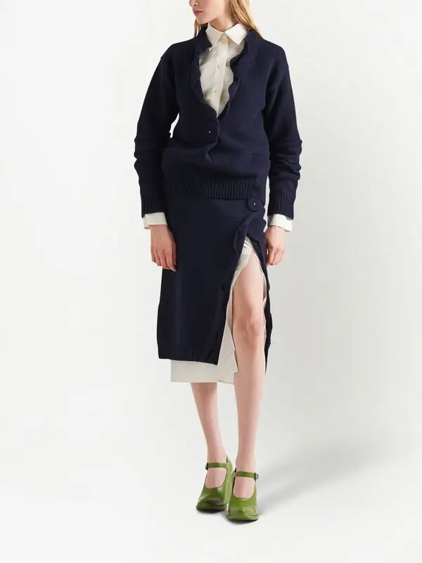 Prada V-neck Cashmere Jumper