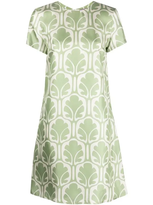 La DoubleJ Mini Swing Shift Dress - Green