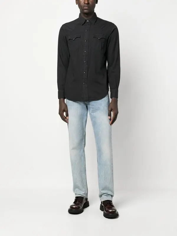 Ralph Lauren Heritage Front Press-stud Fastening Shirt