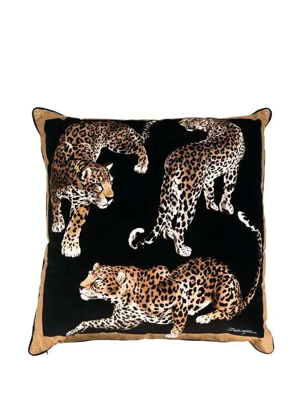 Dolce & Gabbana Leopard-print Detail Cushion