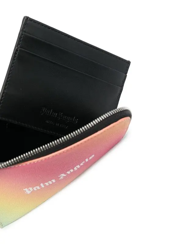 Palm Angels Rainbow Logo-print Cardholder
