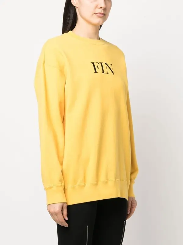 Undercover Graphic-print Cotton Sweatshirt - Yellow