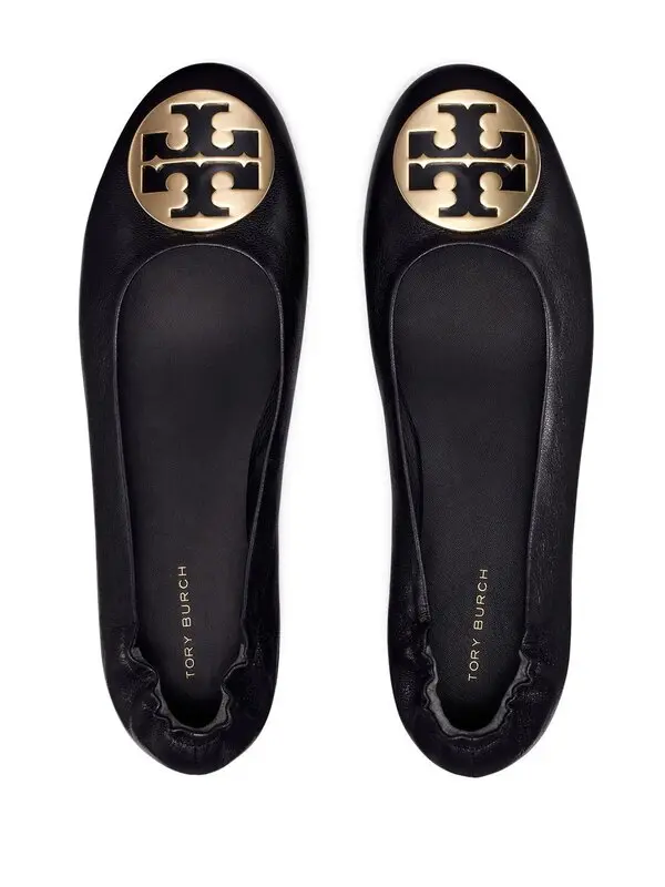 Tory Burch Claire Ballerina Shoes - Black