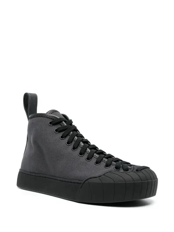 Sunnei Isi High-Top Sneakers - Grey | Editorialist