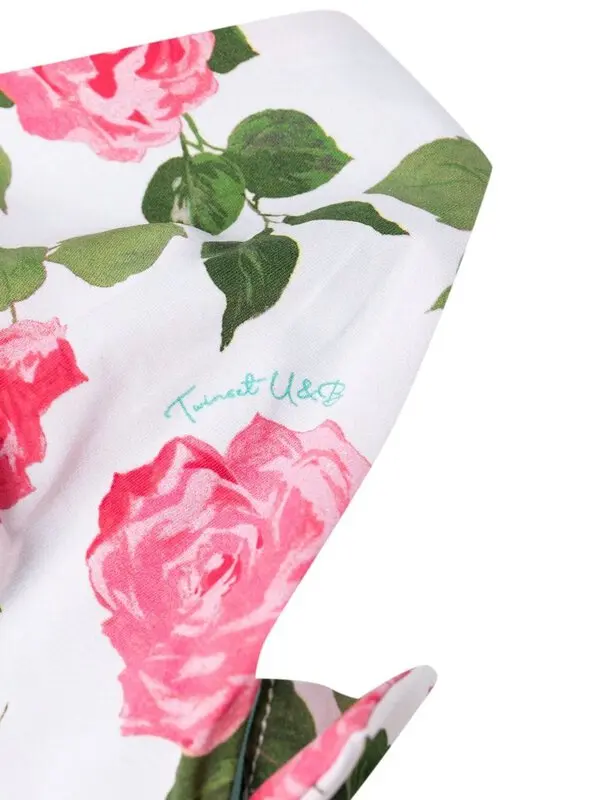 TWINSET Floral Bikini Top