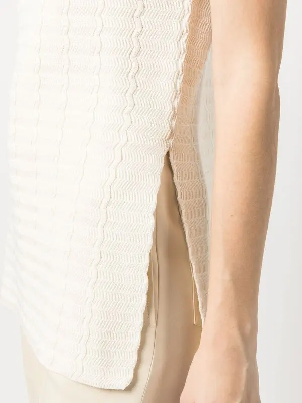 JIL SANDER Sleeveless Sweatshirt - White