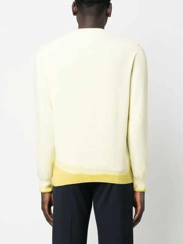 Zegna Ribbed-knit Crew Neck Sweatshirt