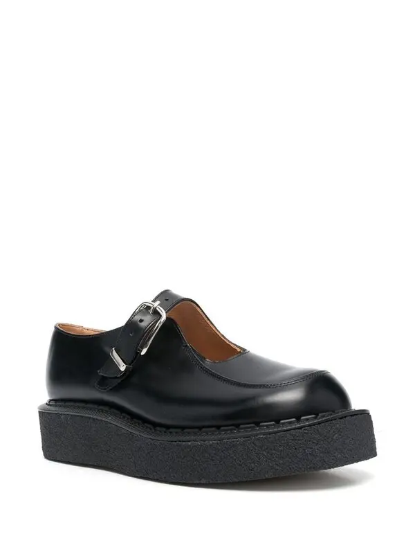 Comme Des Garçons Cut-out Monk Strap Flatform Shoes