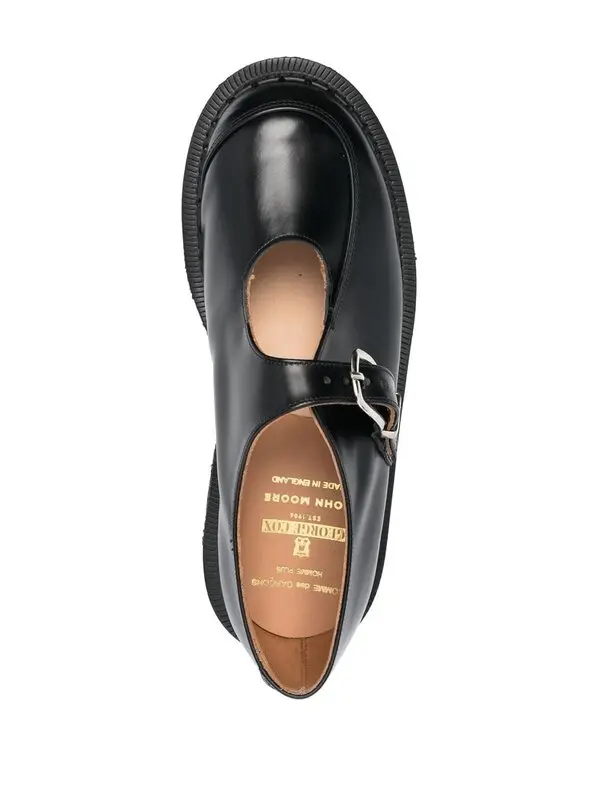 Comme Des Garçons Cut-out Monk Strap Flatform Shoes