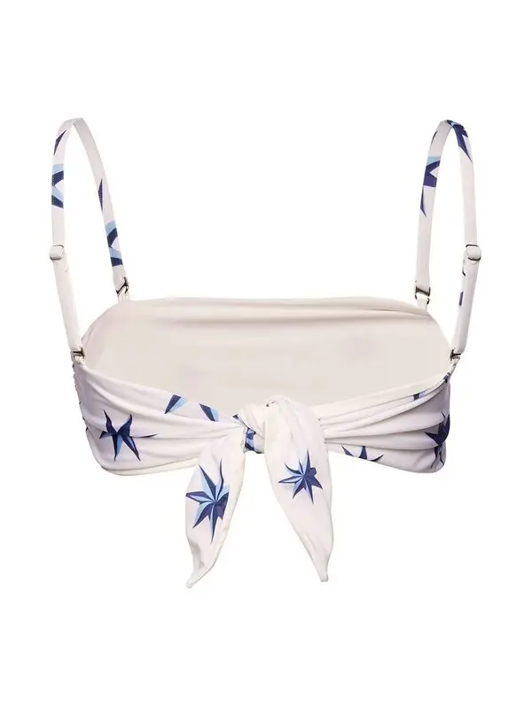 La DoubleJ Star Print Bandeau Top