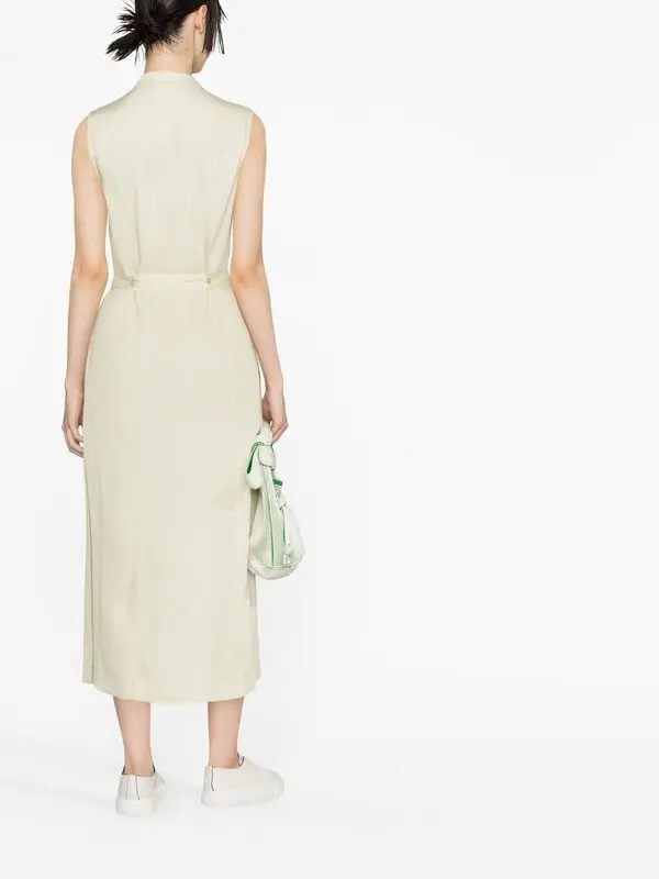 Buy Calvin Klein Belted Sleeveless Shirt Dress - Green At 29% Off |  Editorialist