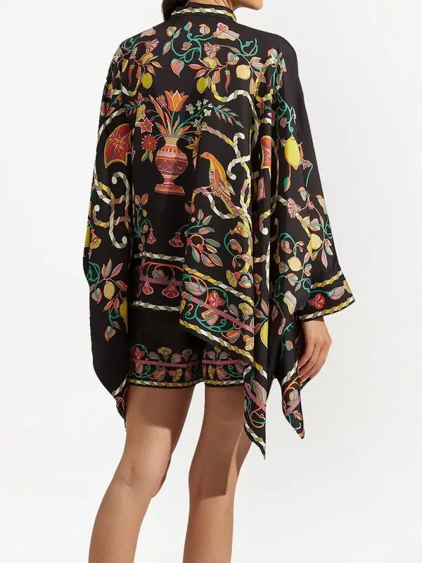 La DoubleJ Placée-print Foulard Shirt