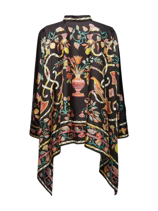La DoubleJ Placée-print Foulard Shirt
