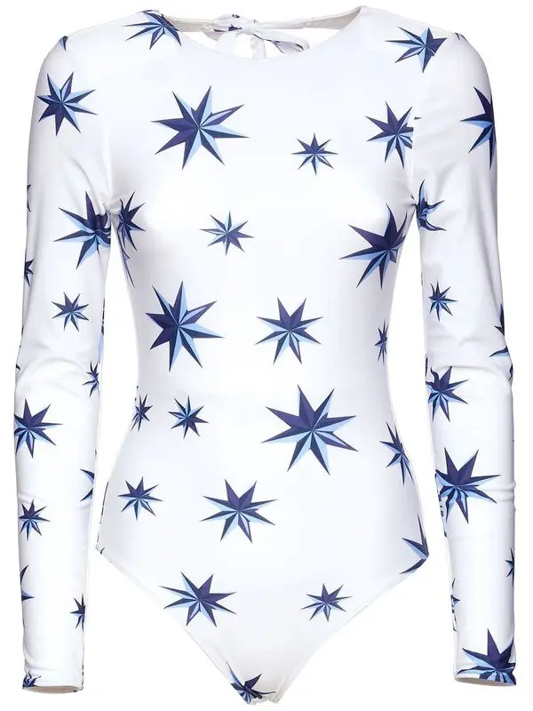 La DoubleJ Lakshmi Star-print Surf Suit - White
