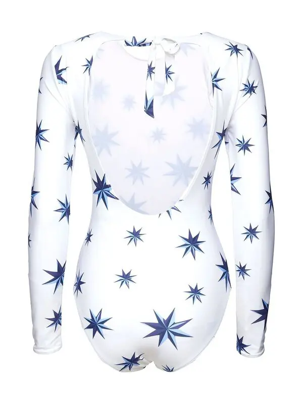 La DoubleJ Lakshmi Star-print Surf Suit - White