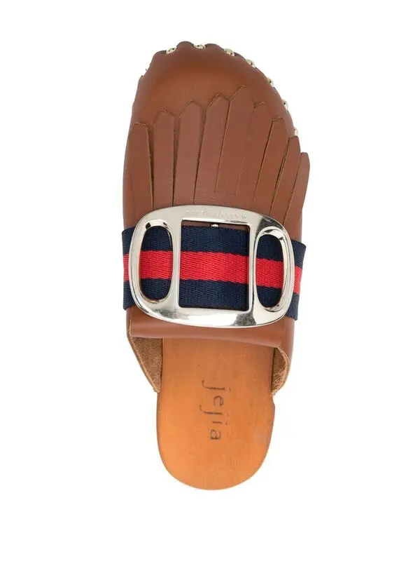 MAISON JEJIA Tassel-detail Mules