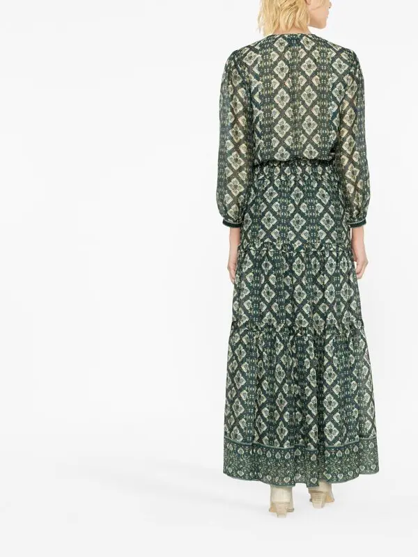 Isabel Marant Étoile Geometric-print Midi Dress