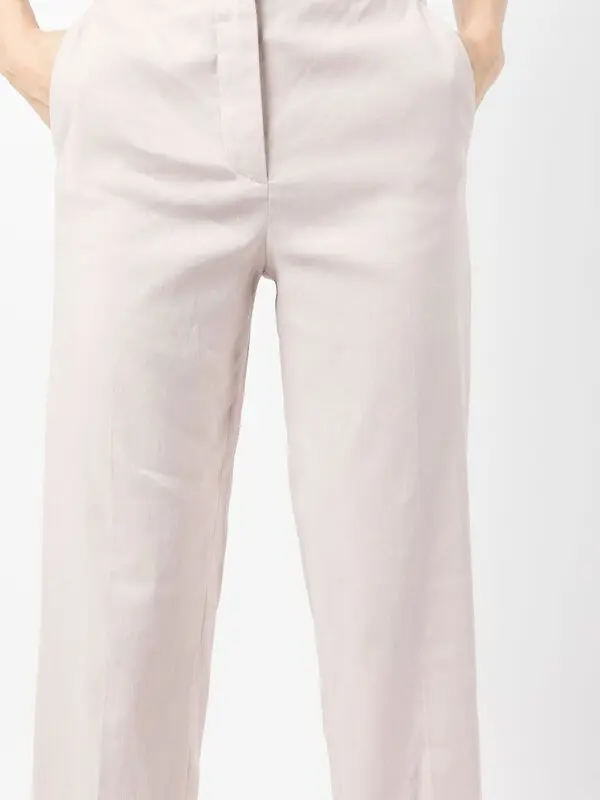 JOSEPH High-waisted Cropped Trousers - Pink