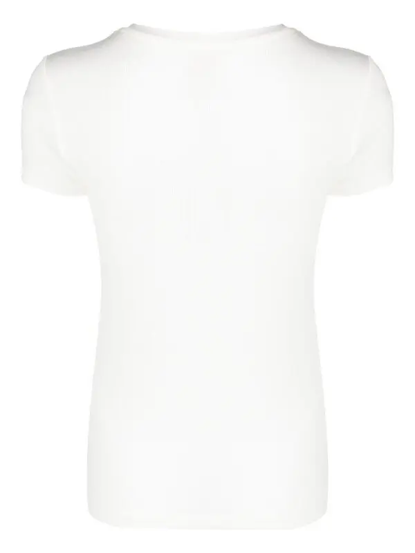 L'Agence Round-neck Short-sleeved Top